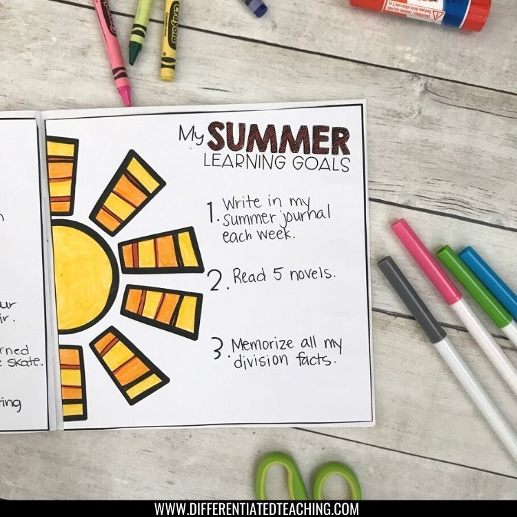 End of Year Memory Book for 5th grade – Differentiated Teaching with ...